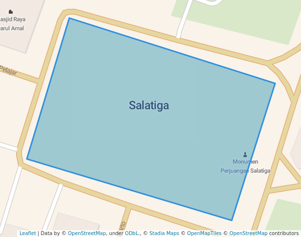 Lapangan Pancasila in Salatiga | Map and Routes