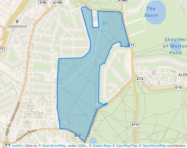 Wanstead Flats in London | Map and Routes