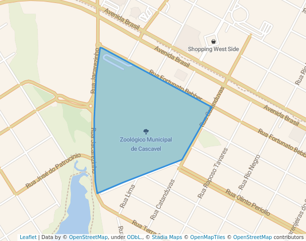 Zoológico Municipal de Cascavel in Cascavel | Map and Routes