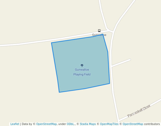 Gunwalloe Playing Field in Gunwalloe | Map and Routes