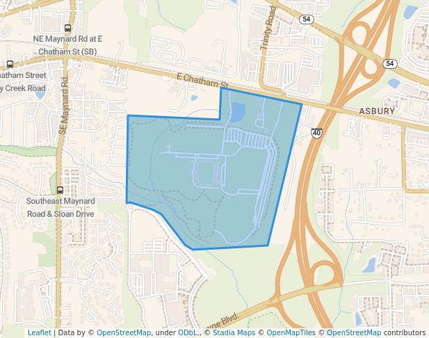 WakeMed Soccer Park in Cary | Map and Routes