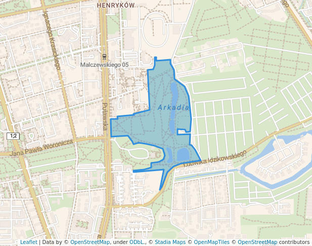 Arkadia in Warszawa | Map and Routes