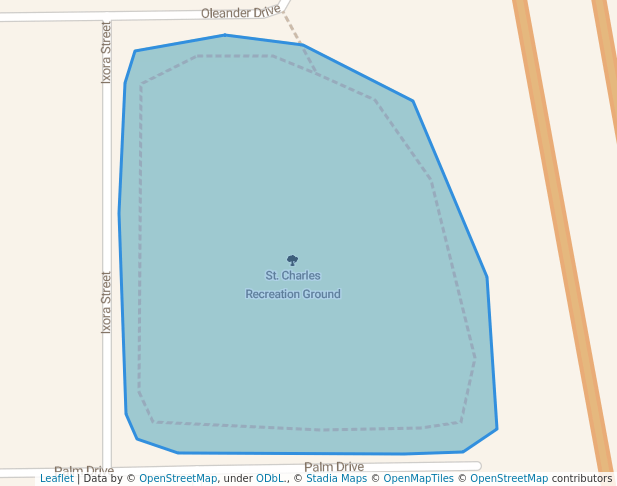 St. Charles Recreation Ground in Couva | Map and Routes