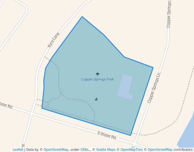 Copper Springs Park in Elgin | Map and Routes