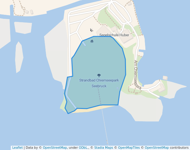 Strandbad Chiemseepark Seebruck in Seeon-Seebruck | Map and Routes