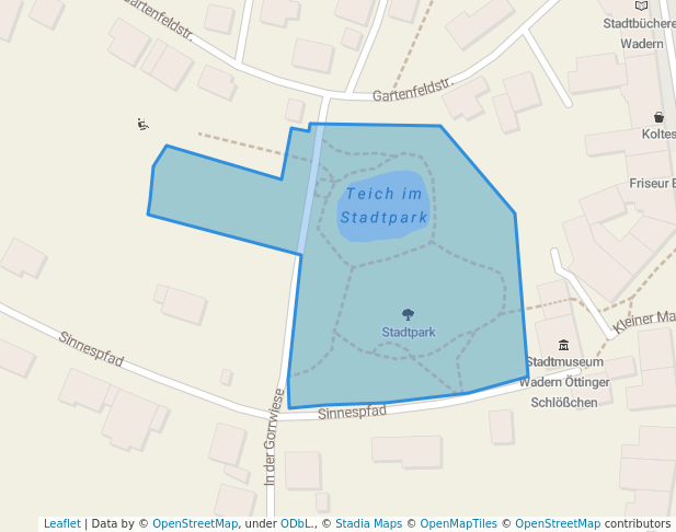 Stadtpark in Wadern | Map and Routes