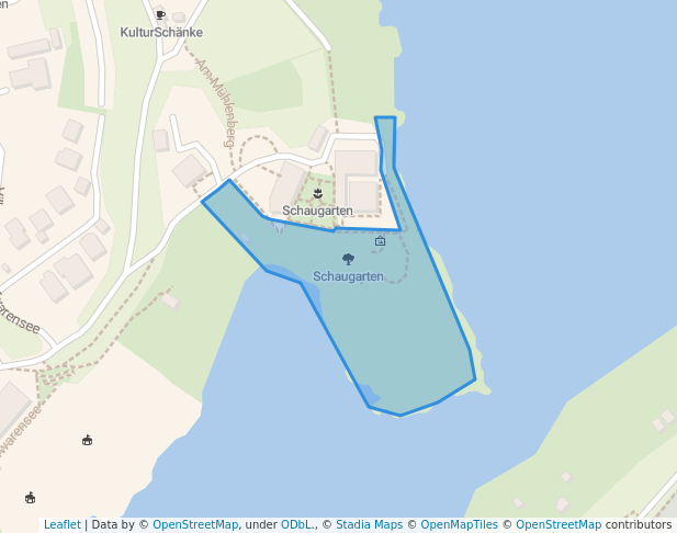 Schaugarten in Waren (Müritz) | Map and Routes