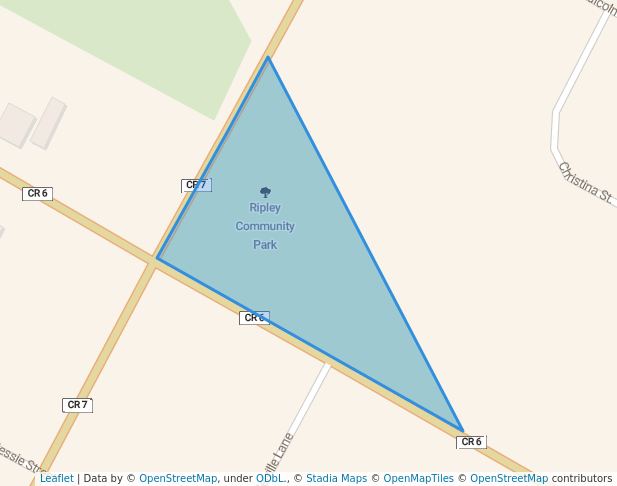 Ripley Community Park in Ripley | Map and Routes