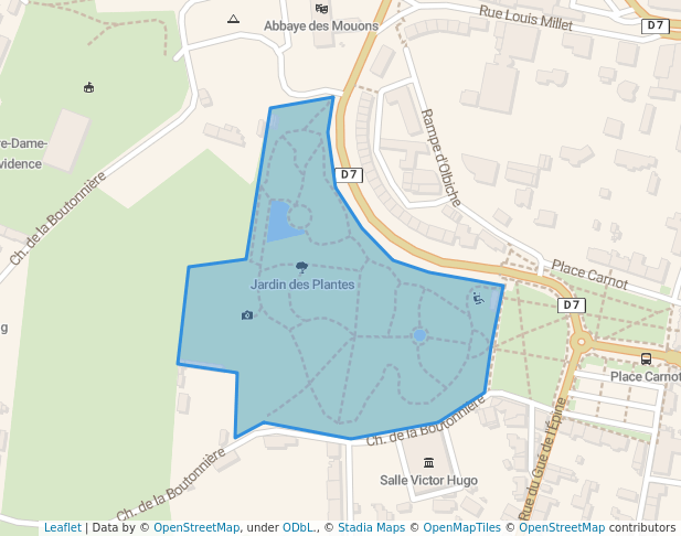 Jardin des Plantes in Avranches | Map and Routes