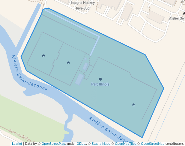 Parc Illinois in Brossard | Map and Routes