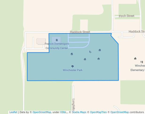 Winchester Park in Winchester | Map and Routes