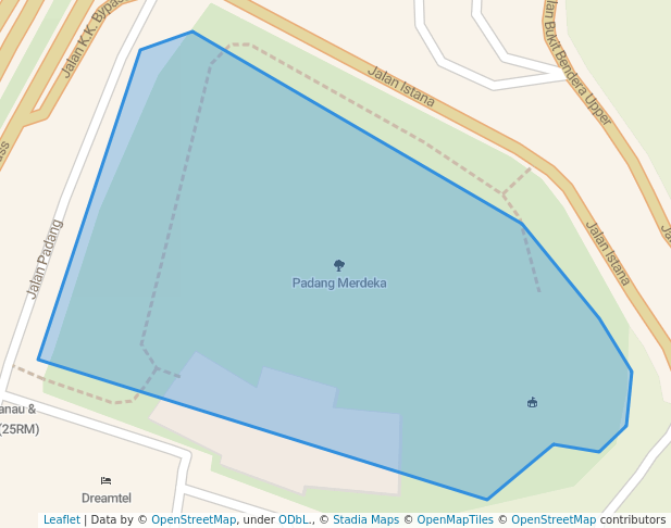 Padang Merdeka in Kota Kinabalu | Map and Routes