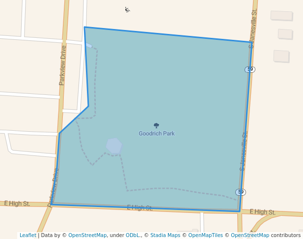 Goodrich Park in Milton | Map and Routes