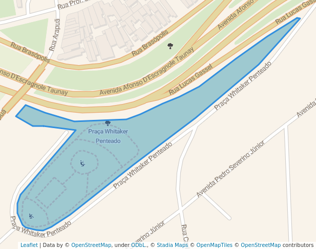 Praça Whitaker Penteado in São Paulo | Map and Routes