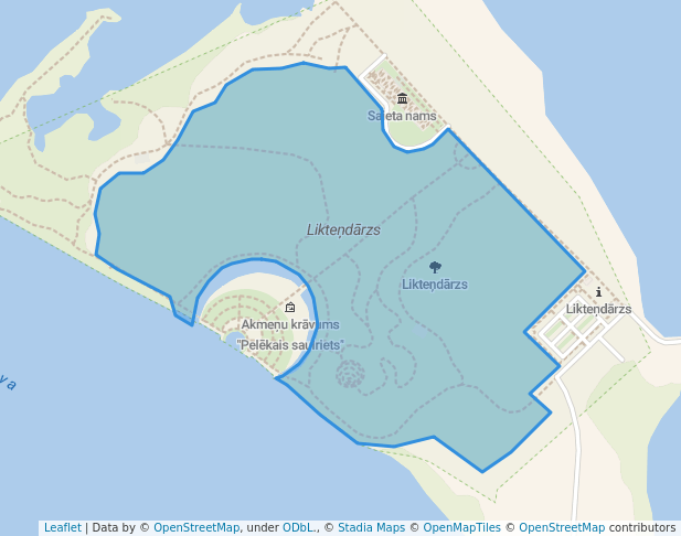 Likteņdārzs in Koknese | Map and Routes