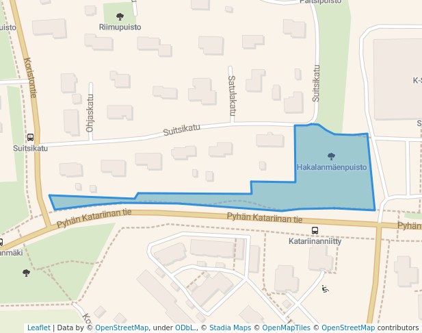 Hakalanmäenpuisto in Kaarina | Map and Routes