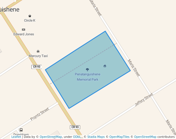 Penatanguishene Memorial Park in Penetanguishene | Map and Routes