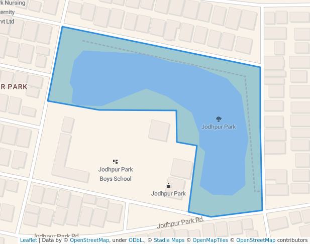 Jodhpur Park in Kolkata | Map and Routes