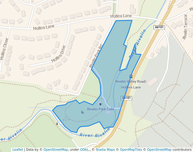 Rivelin Park in Sheffield | Map and Routes