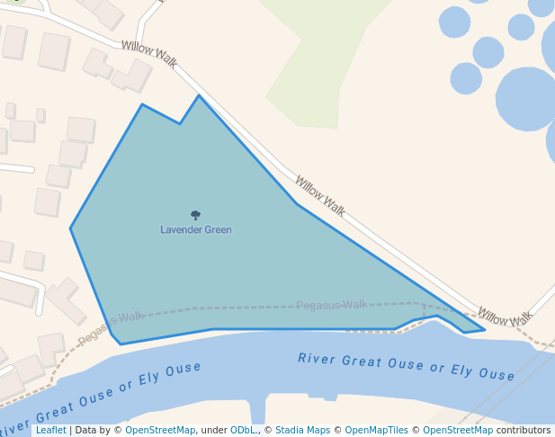 Lavender Green in Ely | Map and Routes