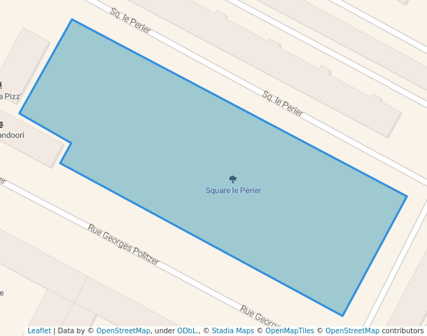 Square le Périer in Saint-Martin-d'Hères | Map and Routes