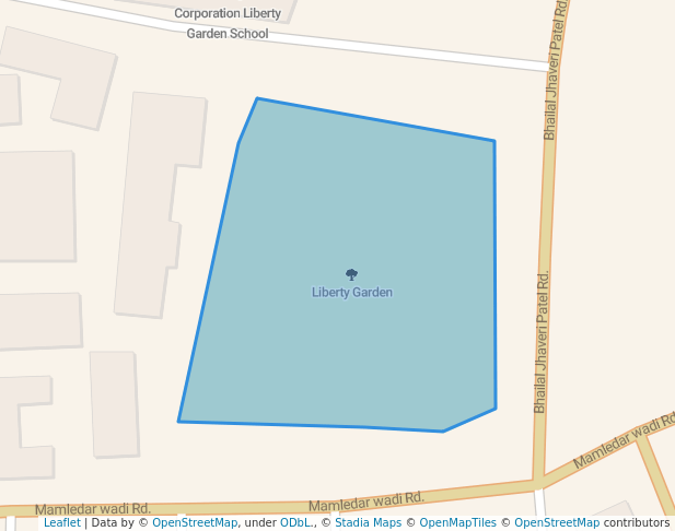 Liberty Garden in मुंबई | Map and Routes