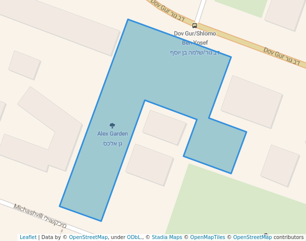 Alex Garden in Ashdod | Map and Routes