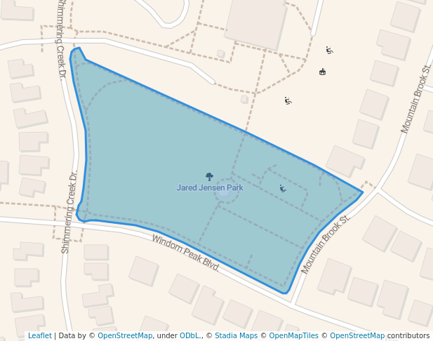Jared Jensen Park in Colorado Springs | Map and Routes