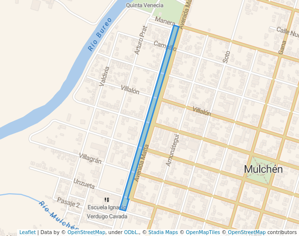 Parque Central Avenida Matta in Biobio | Map and Routes