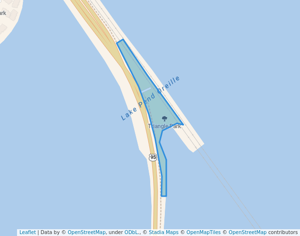 Triangle Park in Sagle | Map and Routes