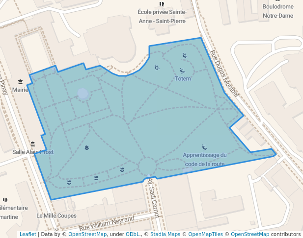 Parc Nelson Mandela in Saint-Chamond | Map and Routes