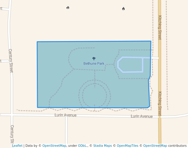 Bethune Park in Moreno Valley | Map and Routes