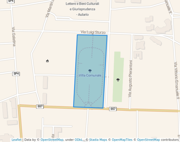 Villa Comunale in Santa Maria Capua Vetere | Map and Routes