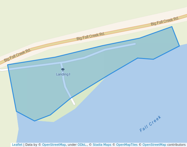 Landing I in Fall Creek | Map and Routes
