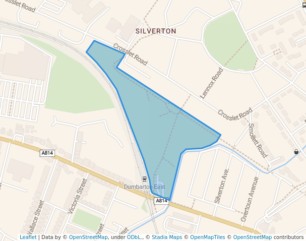 East End Park in Dumbarton | Map and Routes