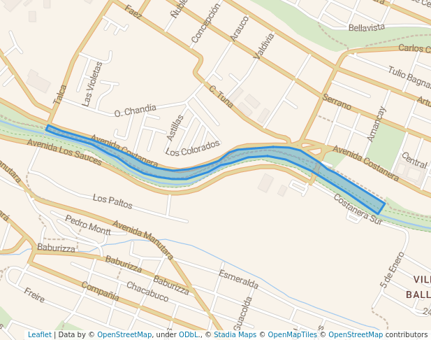 Paseo Ribereño Vallenar in Vallenar | Map and Routes