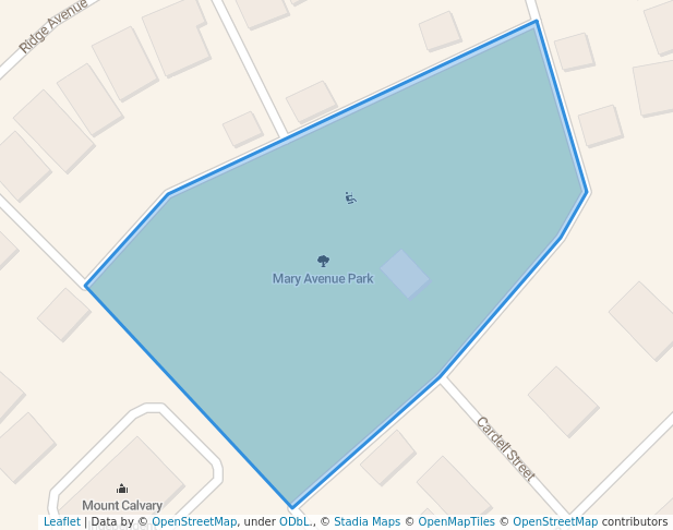 Mary Avenue Park in Dayton | Map and Routes