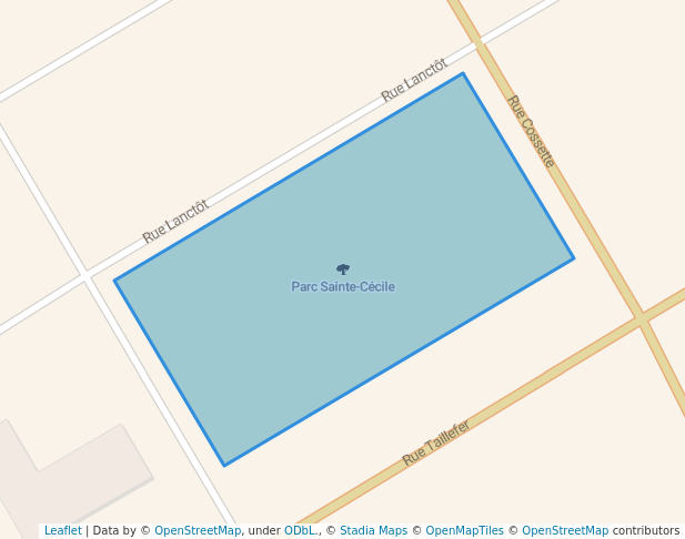 Parc Sainte-Cécile in Salaberry-de-Valleyfield | Map and Routes