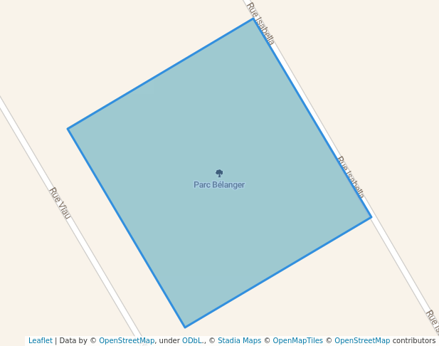 Parc Bélanger in Salaberry-de-Valleyfield | Map and Routes