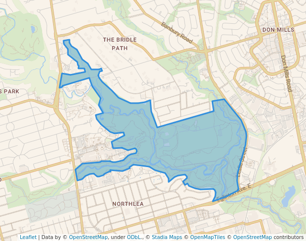 Sunnybrook Park in Toronto | Map and Routes