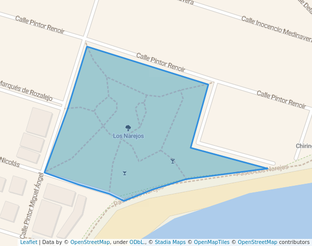 Los Narejos in Los Alcázares | Map and Routes