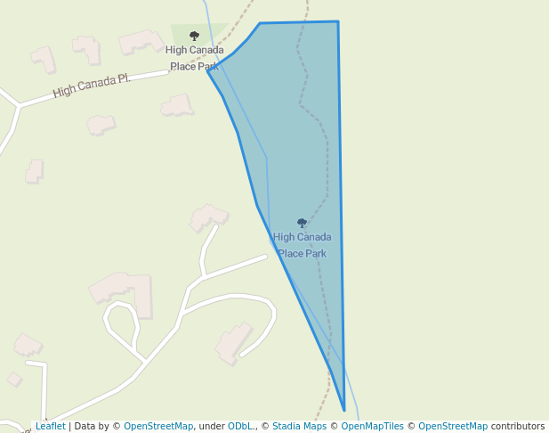 High Canada Place Park in Kamloops | Map and Routes