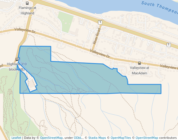 Valleyview Nature Park in Kamloops | Map and Routes