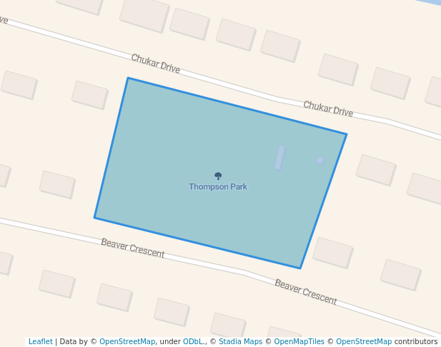 Thompson Park in Kamloops | Map and Routes