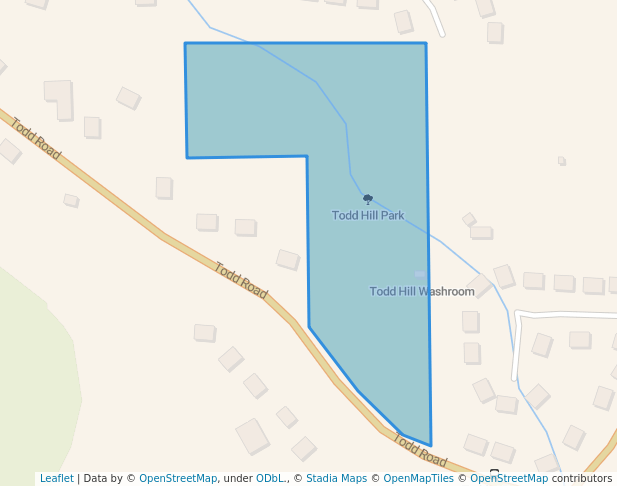 Todd Hill Park in Kamloops | Map and Routes