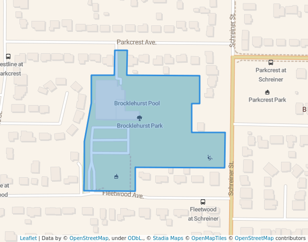 Brocklehurst Park in Kamloops | Map and Routes