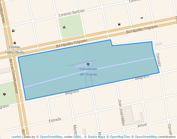 Concepción del Uruguay in Concepción del Uruguay | Map and Routes