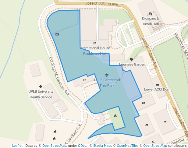 UPLB Centennial Tree Park in Los Baños | Map and Routes