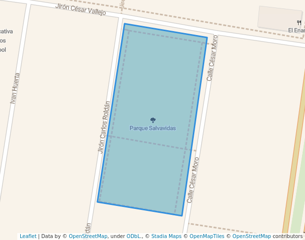 Parque Salvavidas in Santiago de Surco | Map and Routes