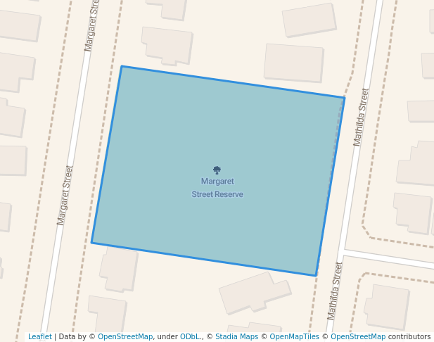 Margaret Street Reserve in Wendouree | Map and Routes